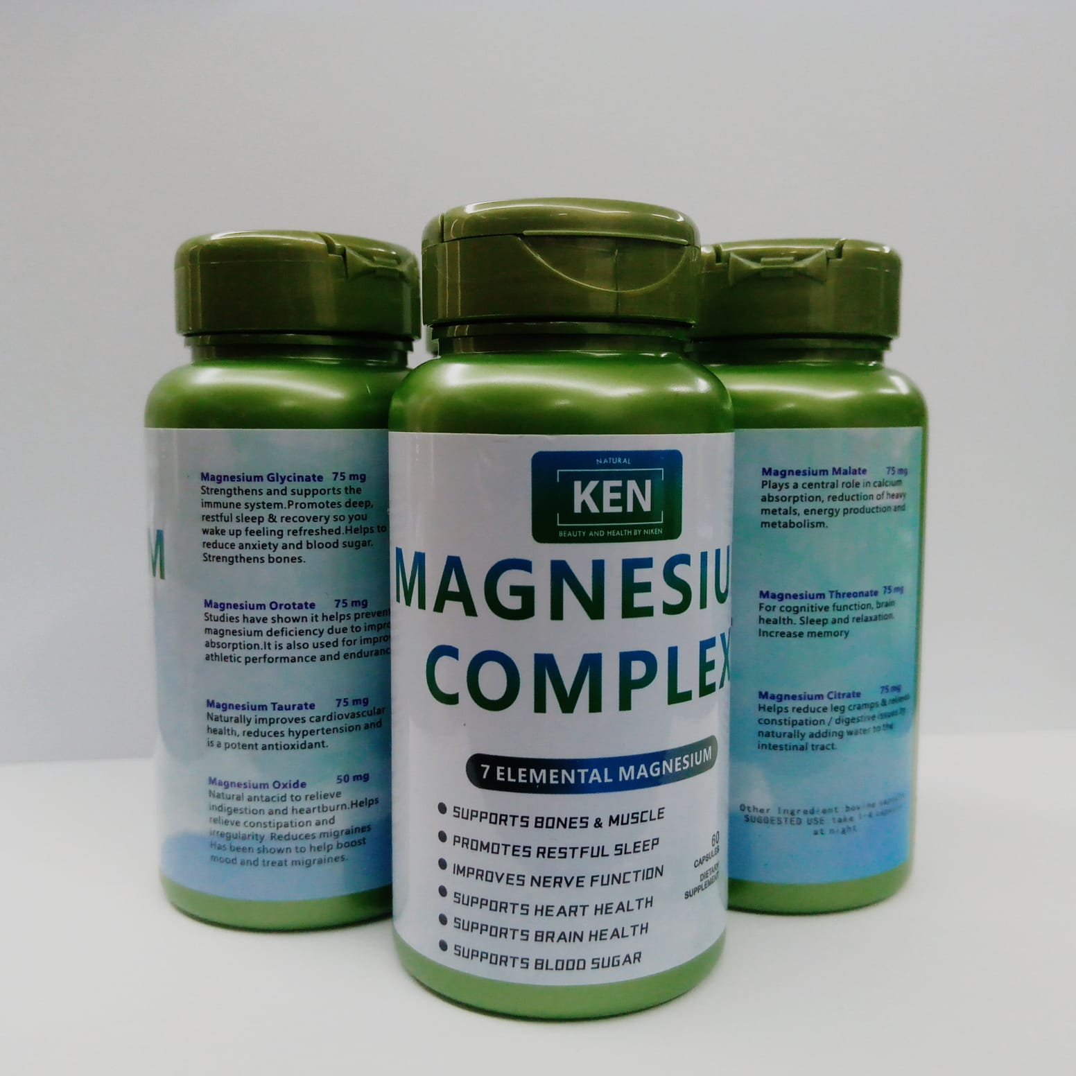 Jual KEN Magnesium Complex 7 Elemental 60caps - No Sharing